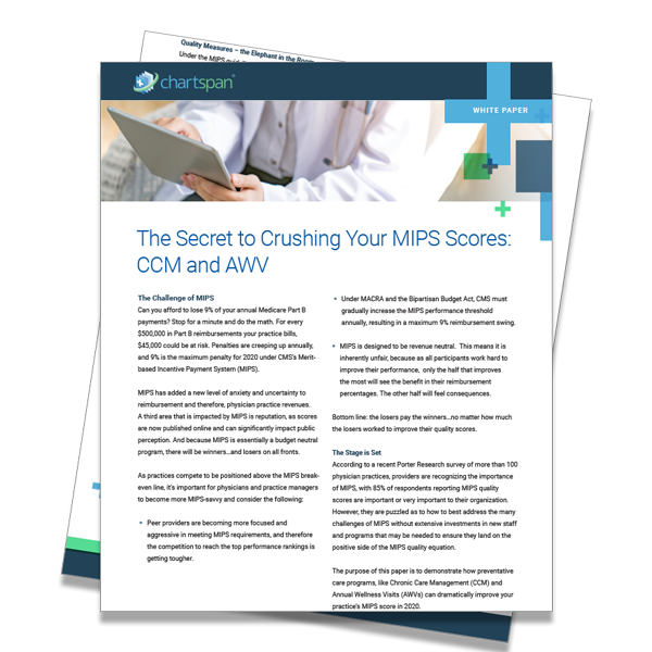 Improve Your MIPS Score | Chronic Care Management | ChartSpan